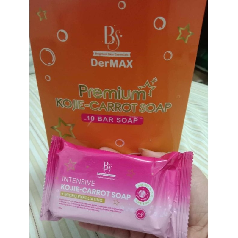Dermax Brightest Intensive Kojie - carrot Soap MICRO EXFOLIATING (new ...