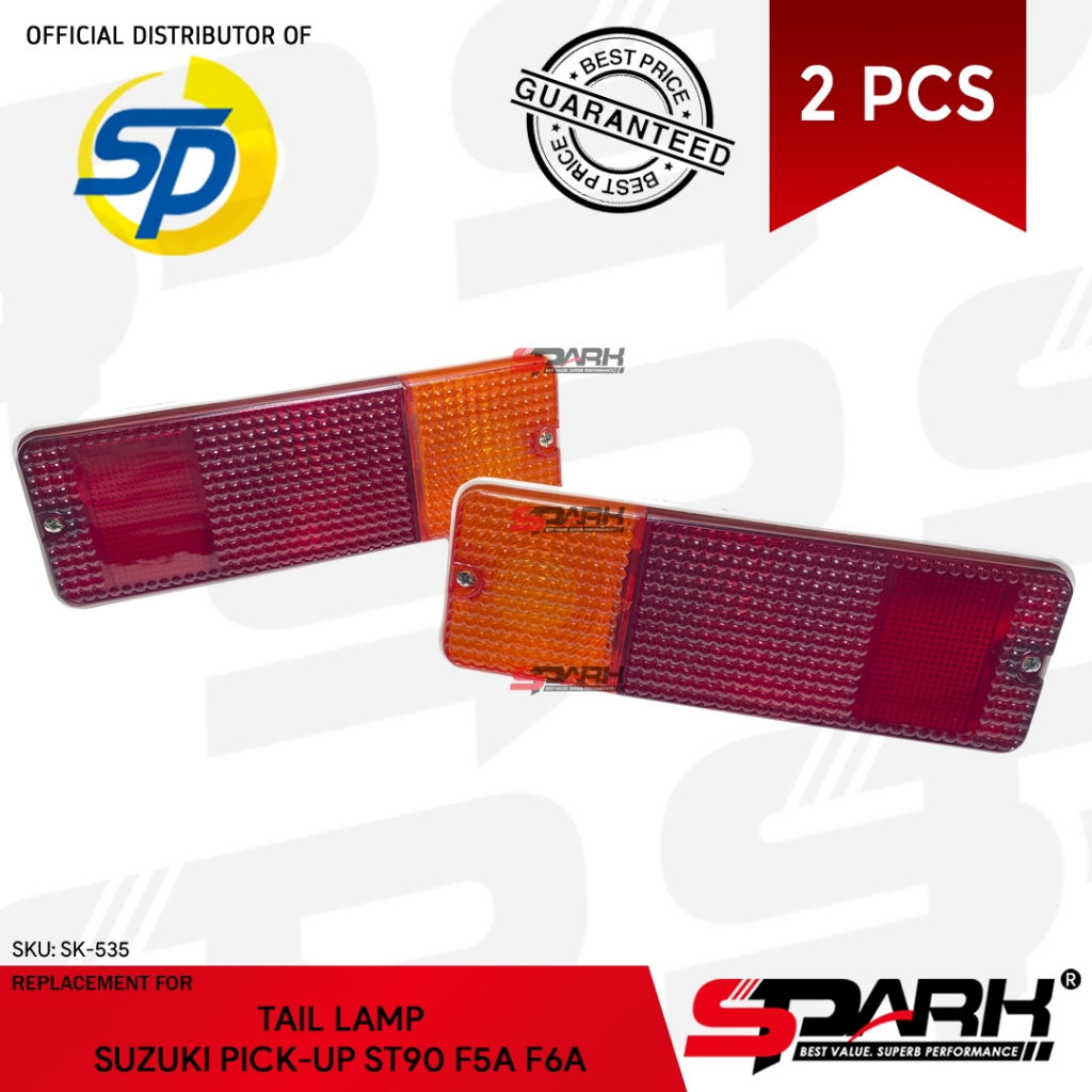 (2 PCS) Tail Lamp Taillight Tail Light Suzuki ST90 Super Carry Multicab ...