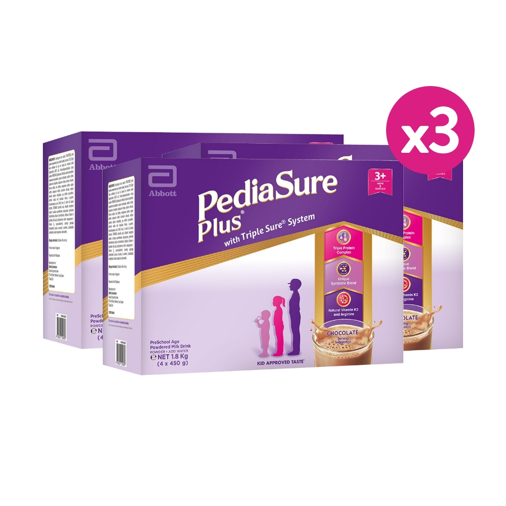 Pediasure Plus 3+ Chocolate 1.8kg for Kids Above 3 Years Old Powdered ...