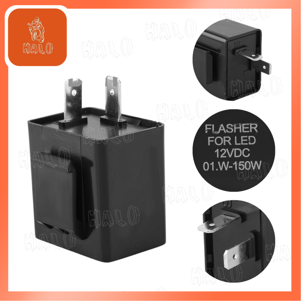 [HALO MOTOR] MOTORCYCLE FLASHER RELAY WITH SOUND AND NO SOUND | Shopee ...