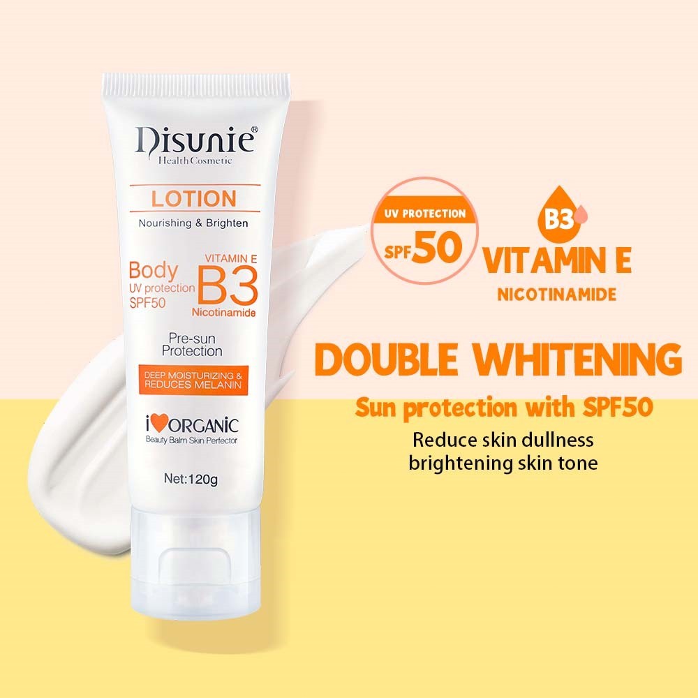 Disunie body lotion SPF50 sun protection body lotion whitening body ...