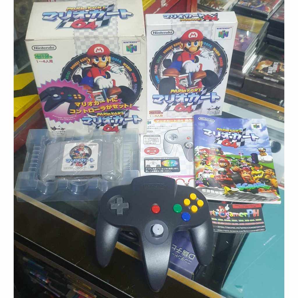 MARIO KART 64 (Japan) with Controller Limited Box Bundle Complete ...