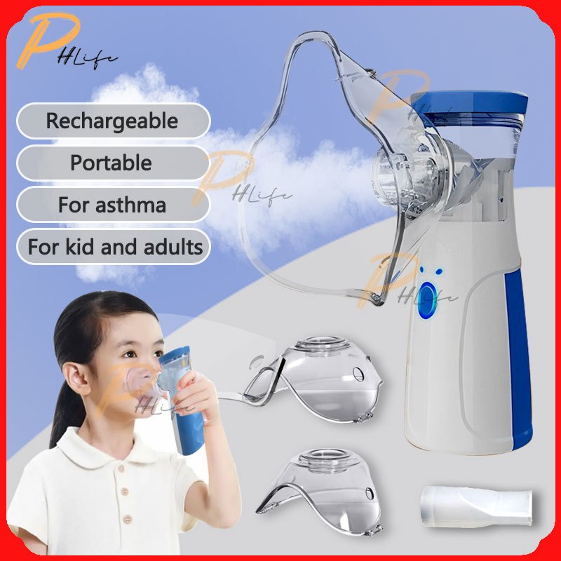 phLife Rechargeable Portable Nebulizer For Asthma Inhaler Nebulizer ...