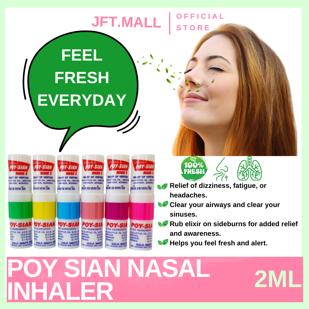 Poy Sian Mark II Inhaler (Fresh from Thailand) - For Men and Women ...