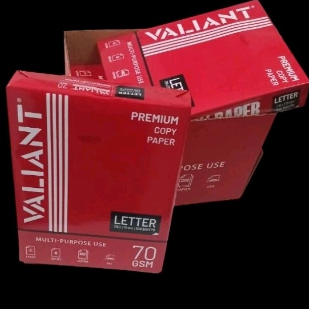 Valiant Premium Copy Paper Multi Usage 70 GSM (SHORT/ LONG) | Shopee ...
