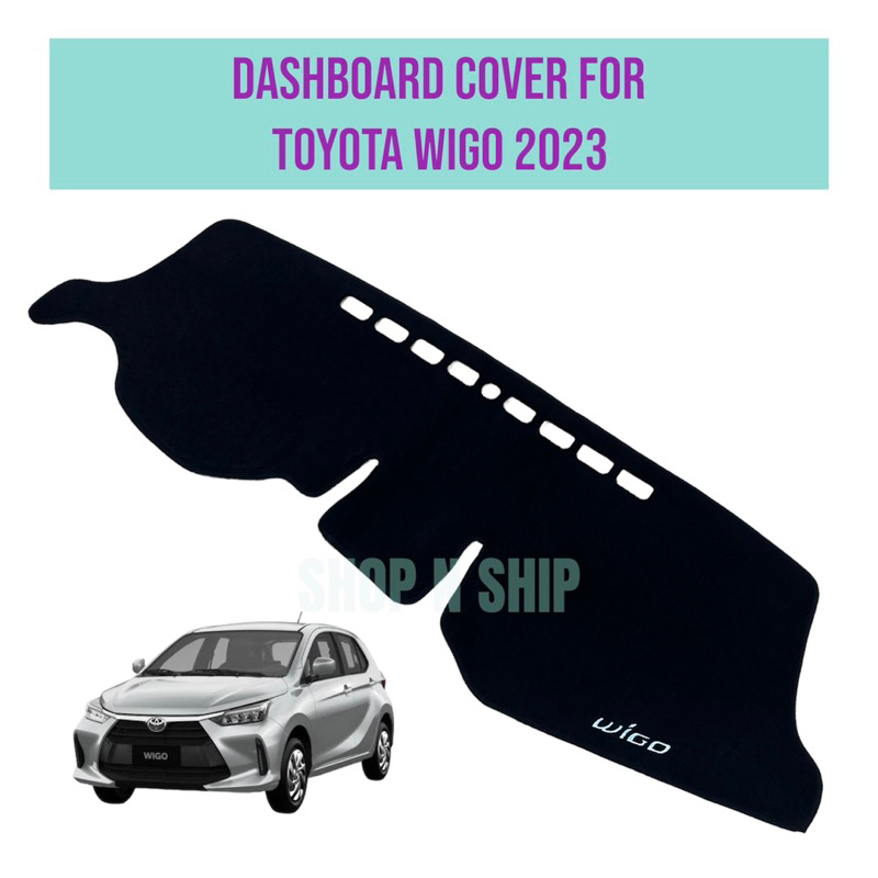 DASHBOARD COVER FOR TOYOTA WIGO 2023 2024 2025 Anti-slip Anti-UV Sun ...