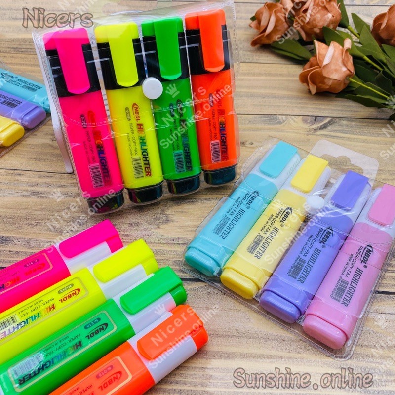 Color highlighter pen Set Candy-colored school office supplies ...