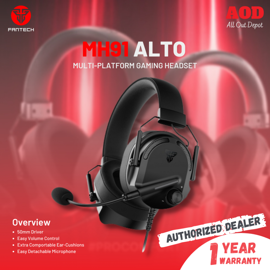 Fantech ALTO MH91 Multi-platform Gaming Headset with Detachable ...