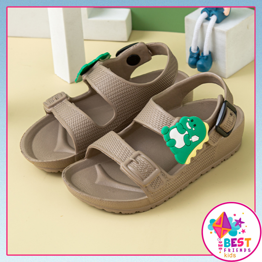 【BFK】Closs New Two Strap Soft Sandals For Kids | Shopee Philippines