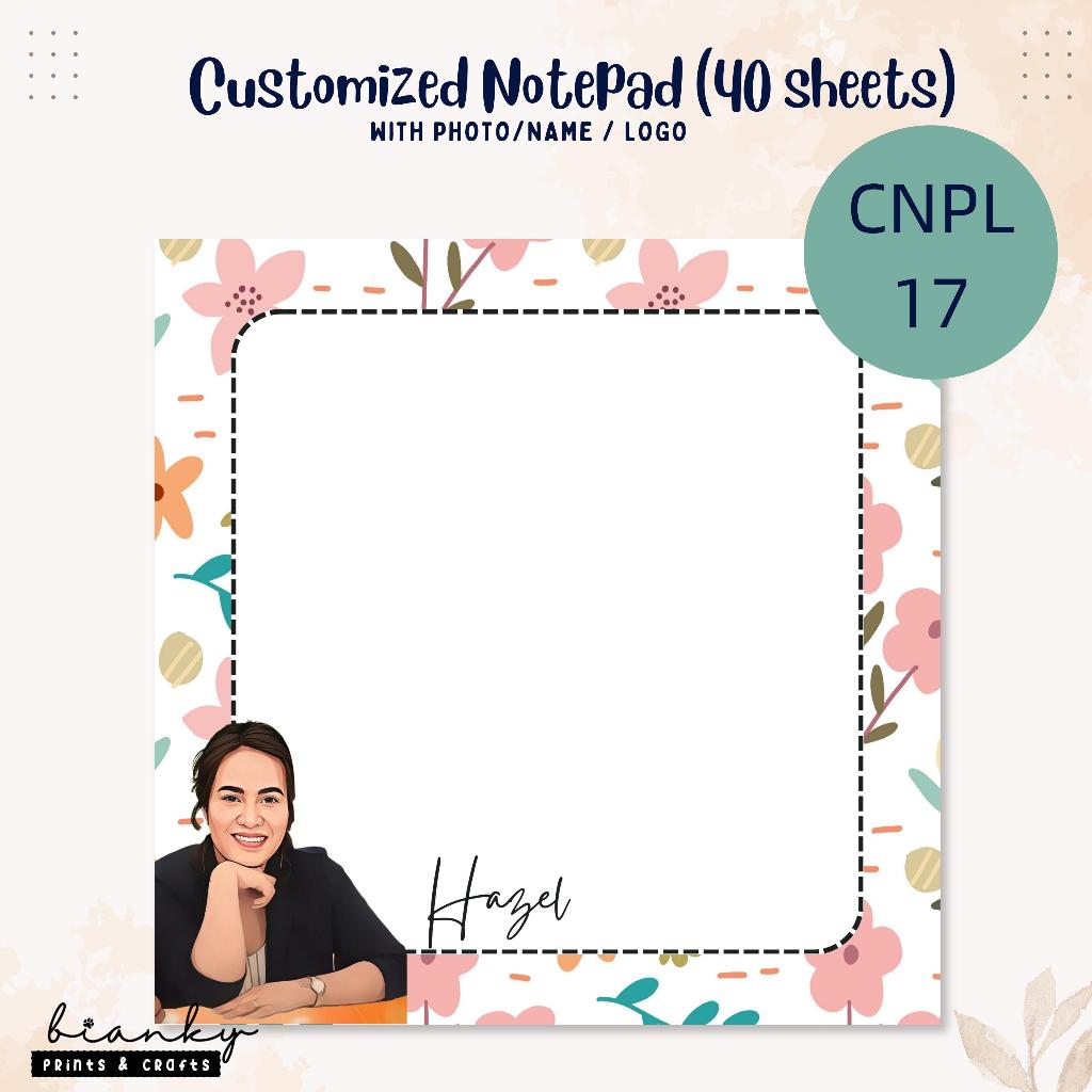 Customized Notepad Memo Pad (40sheets) | Shopee Philippines