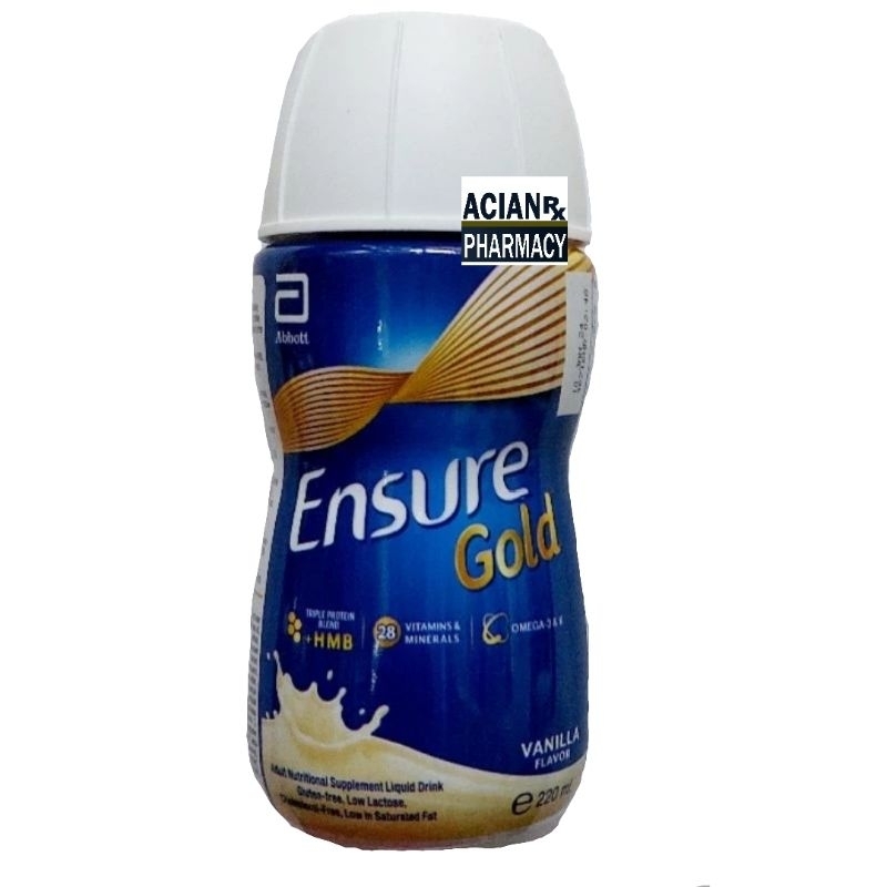 Ensure Gold ready to drink 220 ml vanilla (ex sept 13, 24) | Shopee Philippines
