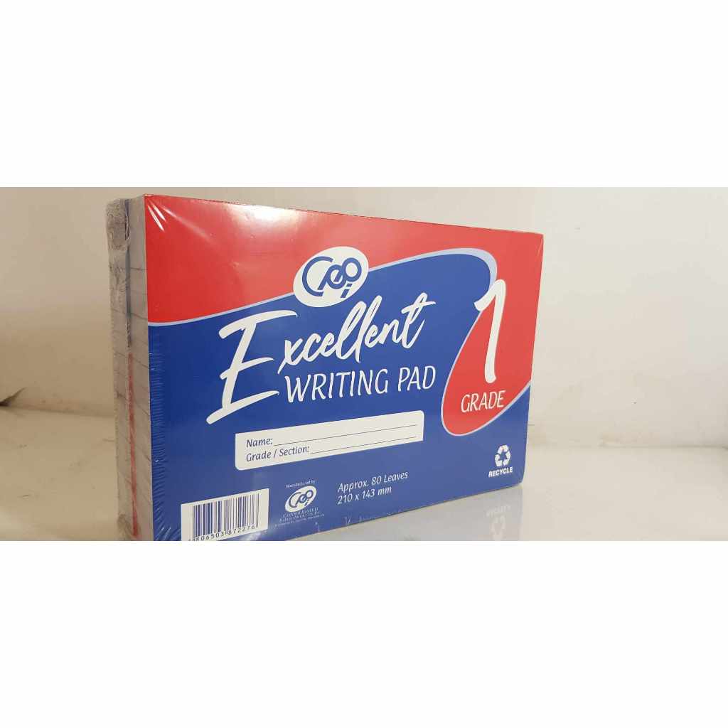 1 pack Writing Pad Paper Grade 1, 2, 3, 4 ( 10 pads) | Shopee Philippines