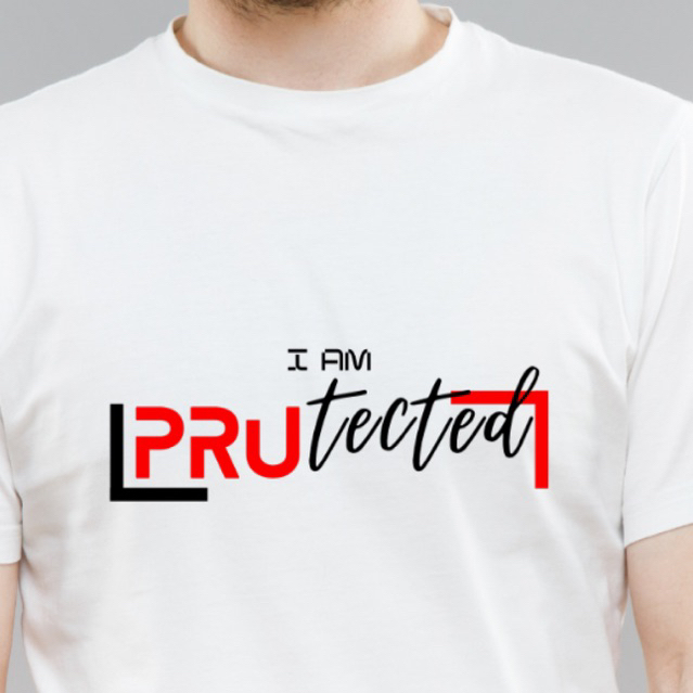 PRU LIFE UK I am Prutected T-Shirt | Giveaway for clients | PruTected ...