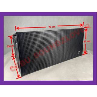 Tosunra Professional Dual 10 inches Line Array Speaker XZ-20 power ...