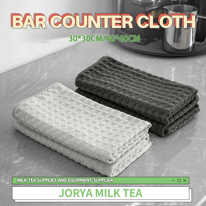 Barista Towel Rag Cafe Cleaning Towel Bar Counter Square Towel coffee ...