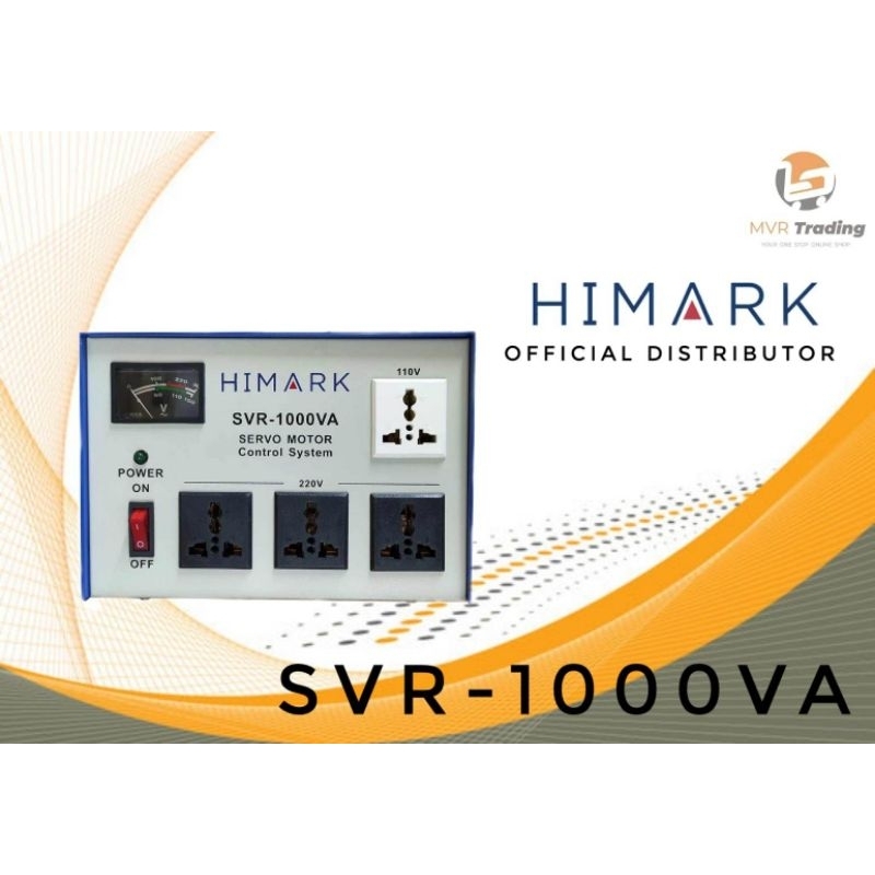 Himark 1000 AVR Automatic Voltage Regulator 1000watts SVR-1000VA Servo ...