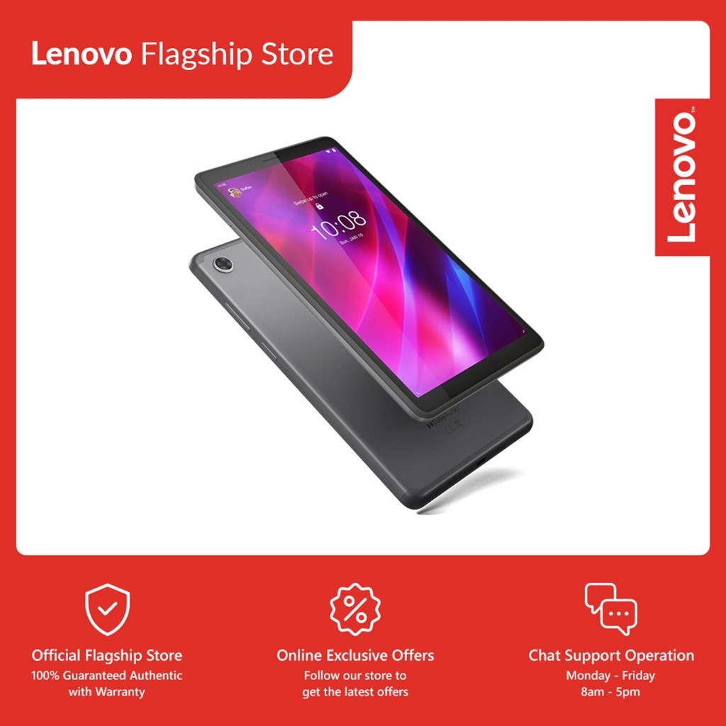 Lenovo Tablet M7 3rd Gen (ZA8D0023PH), 2GB+32GB, 4G LTE, MediaTek ...