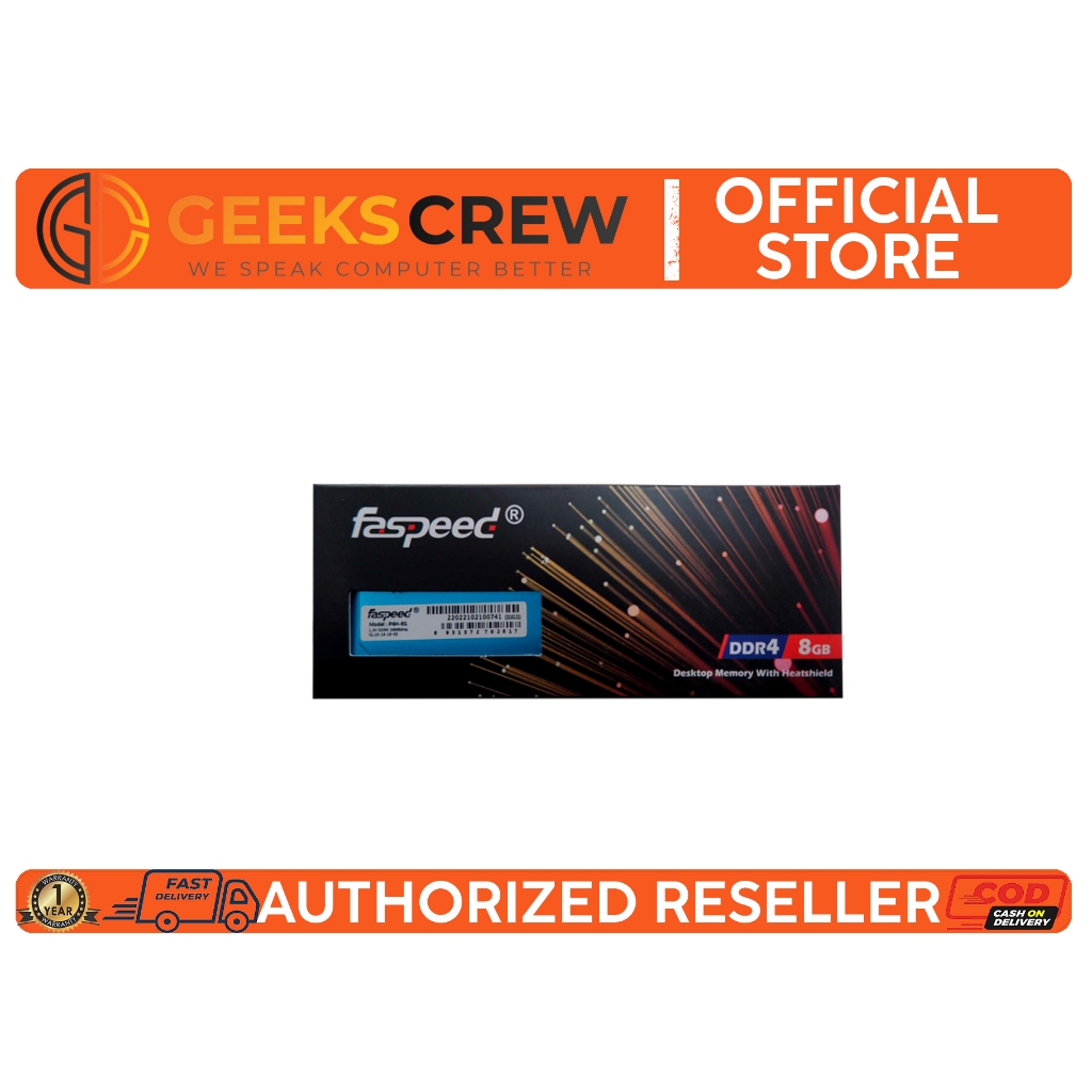 FASPEED 8GB DDR4-2666MHZ W/Heatsink Memory/ (Blue) | Shopee Philippines