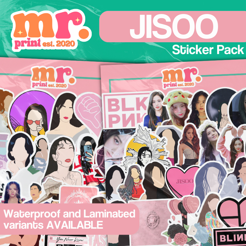 50 PCS| JISOO STICKERS BLACKPINK KPOP WATERPROOF STICKERS FOR TUMBLER ...