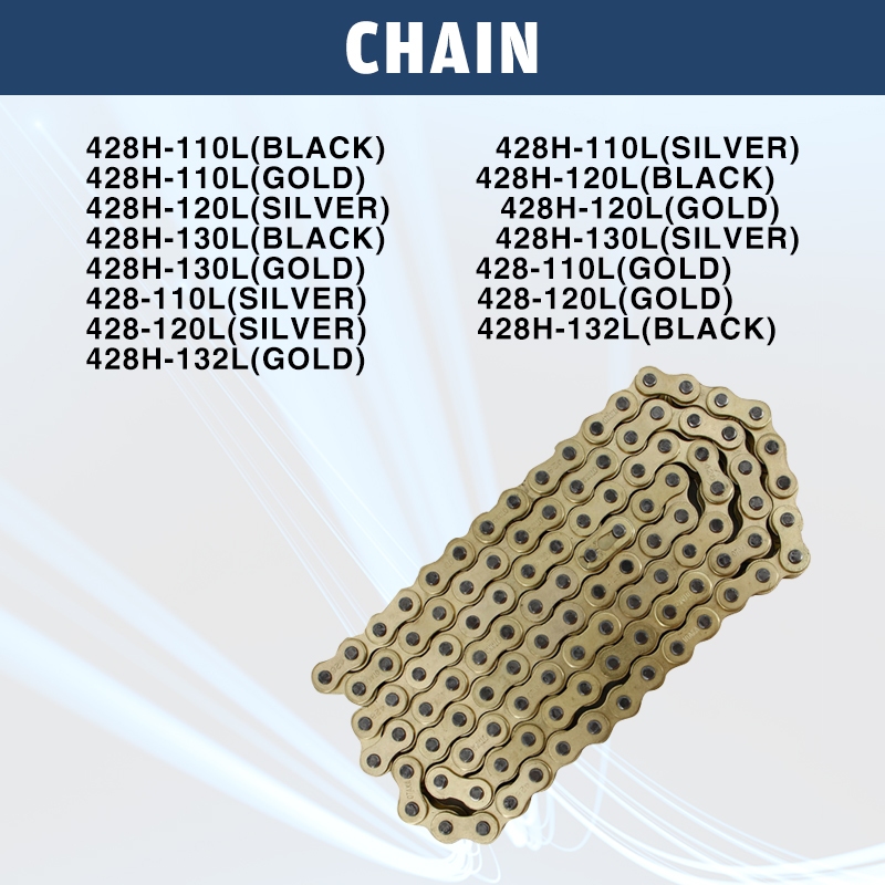 (OTAKA)CHAINS 428, 428H FOR VARIOUS MOTORCYCLE BRAND AND MODEL | Shopee ...