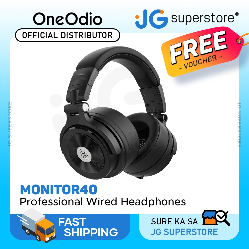 OneOdio Monitor 40 Over-Ear Wired Professional Studio Headphones with 3 ...