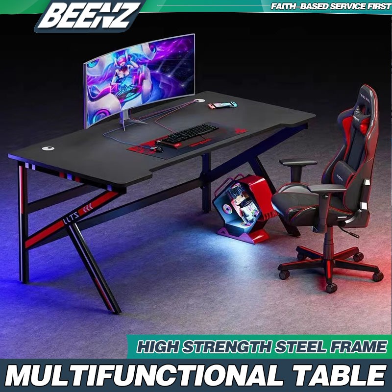 Computer Table for 2 Monitors Gaming Table Office Game Tables Study ...