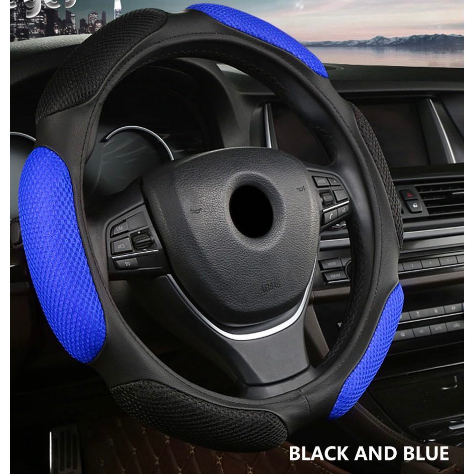 HYUNDAI EON Car Steering Wheel Cover Anti Slip Sandwich Sport Type Car Steering Wheel Protect Shopee Philippines