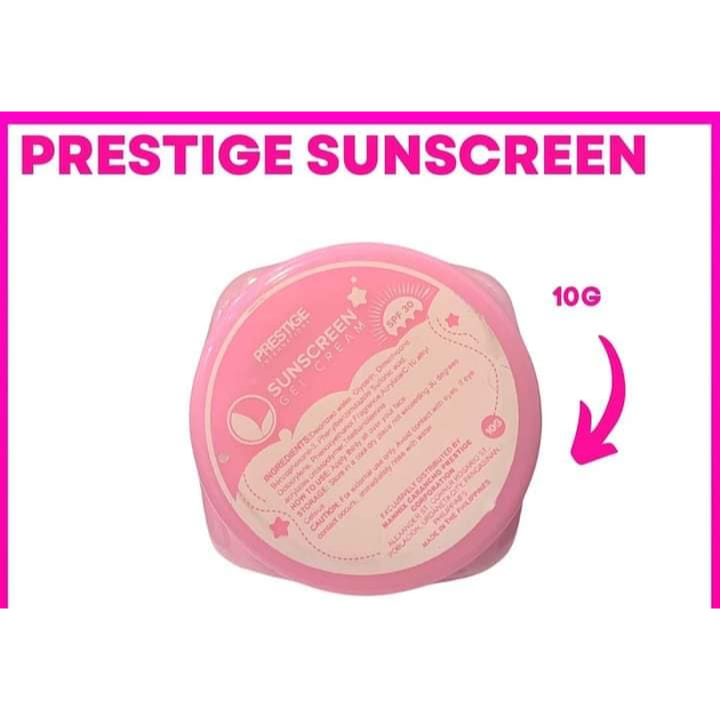 Prestige Sunblock Cream 10g NEW PACKAGING II Rejuvenating Cream 10g ...