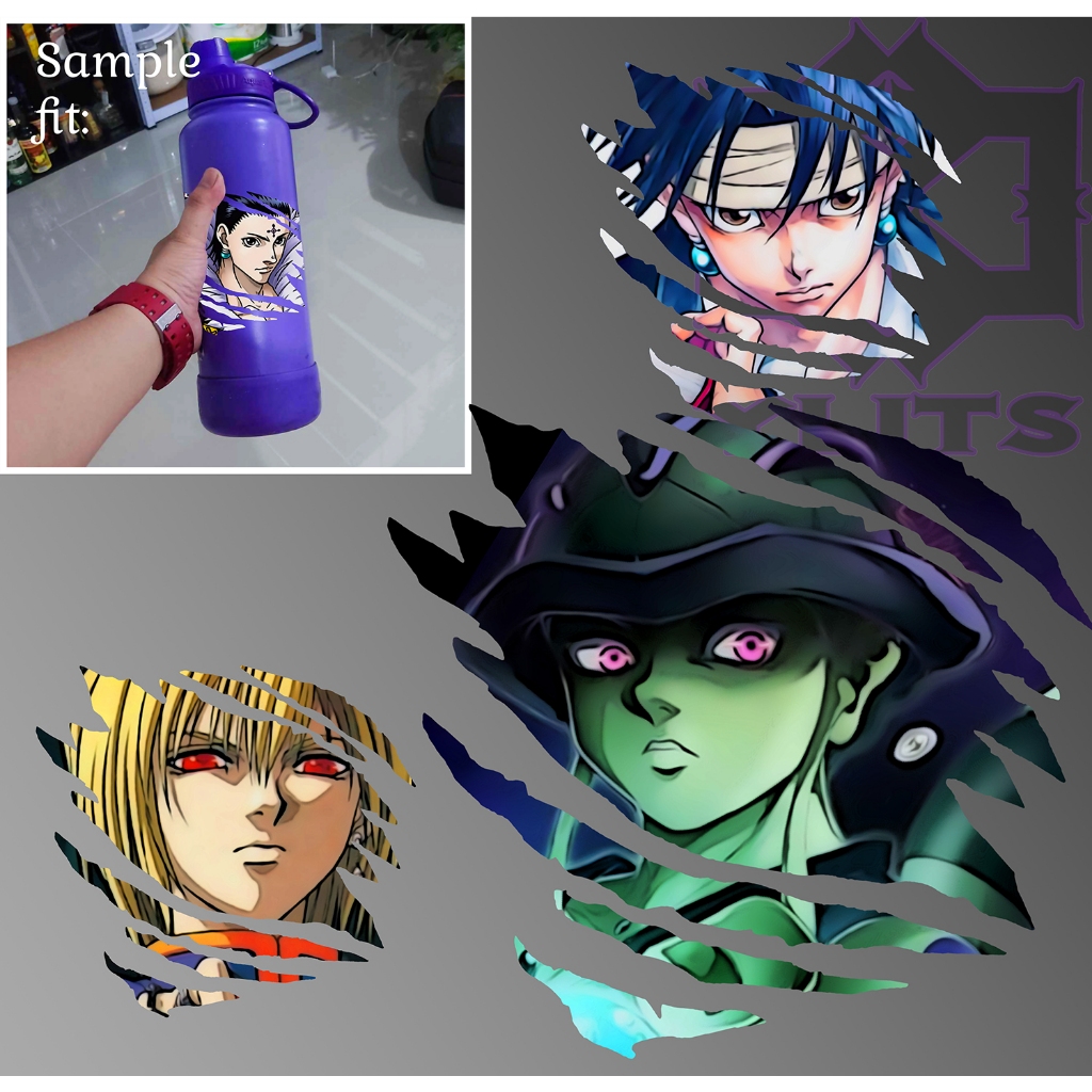 anime Hunter X Hunter scratch style vinyl sticker, anime sticker, car ...