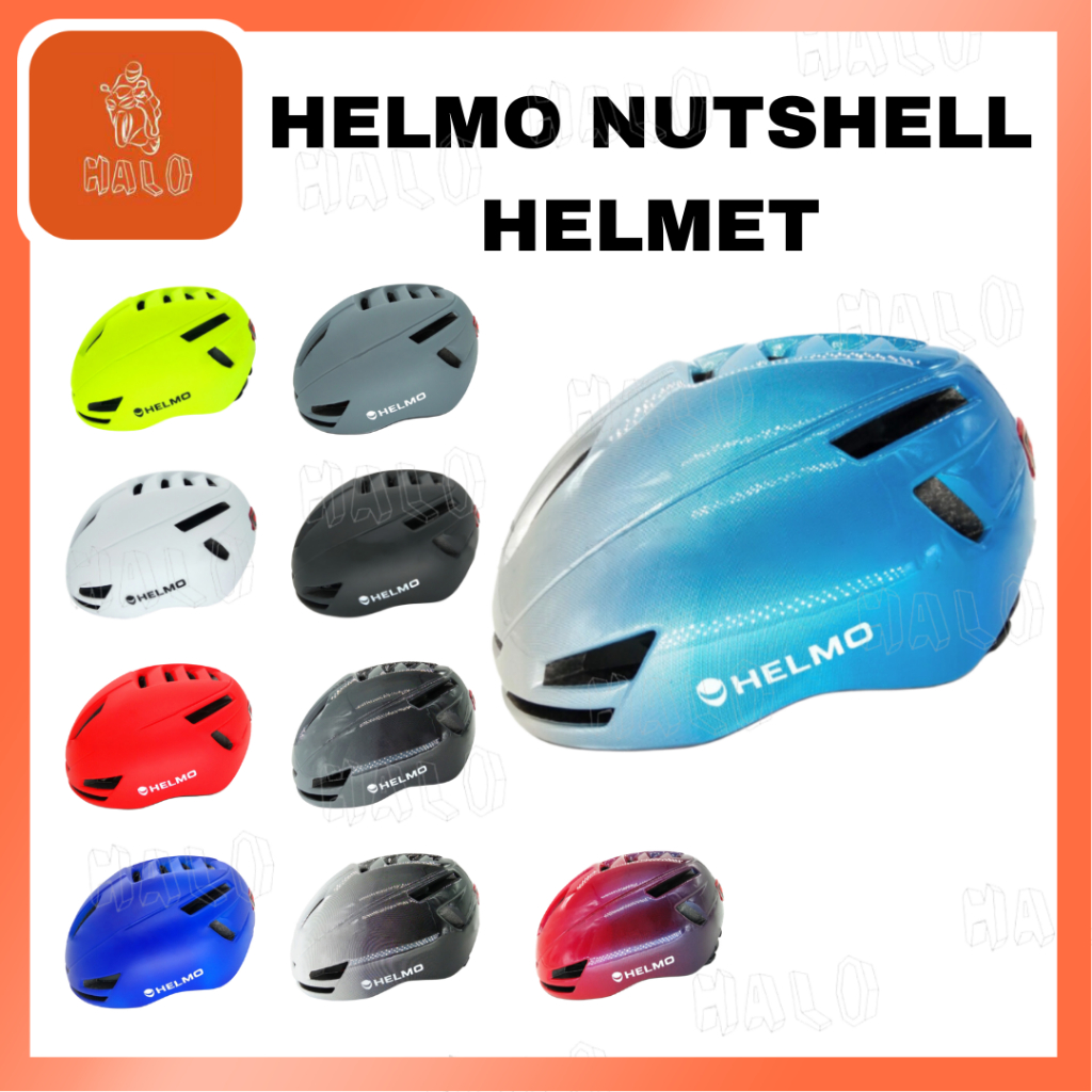 [HALO MOTOR] HELMO BIKE HELMET DC-999 WITH USB CHARGING TAIL LIGHT ...