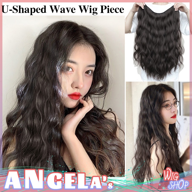 Wig female long curly hair invisiblefluffy wool perm long hair curly ...