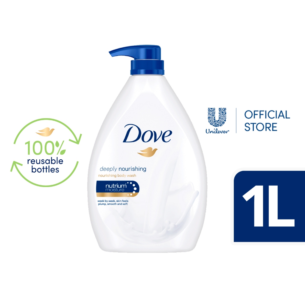 Dove Body Wash Deeply Nourishing 1L | Shopee Philippines
