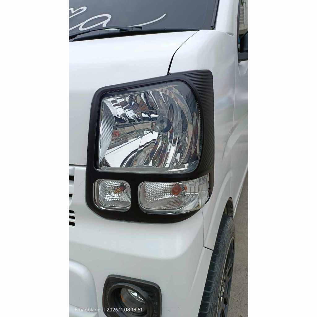 DA17 Headlight Garnish Chrome Black set Front Back | Shopee Philippines