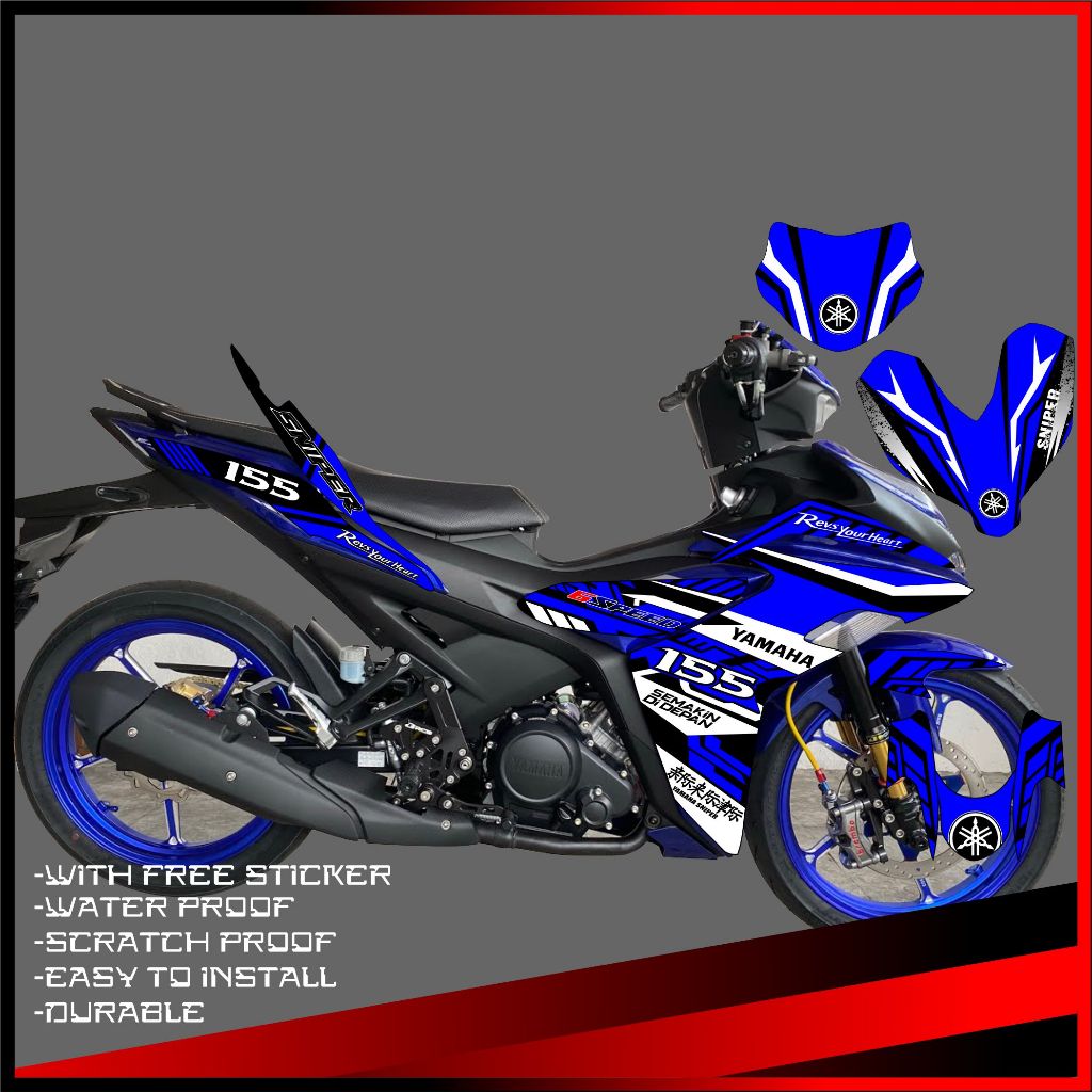 Yamaha Sniper 155 Set Decals Durable High Quality | Shopee Philippines