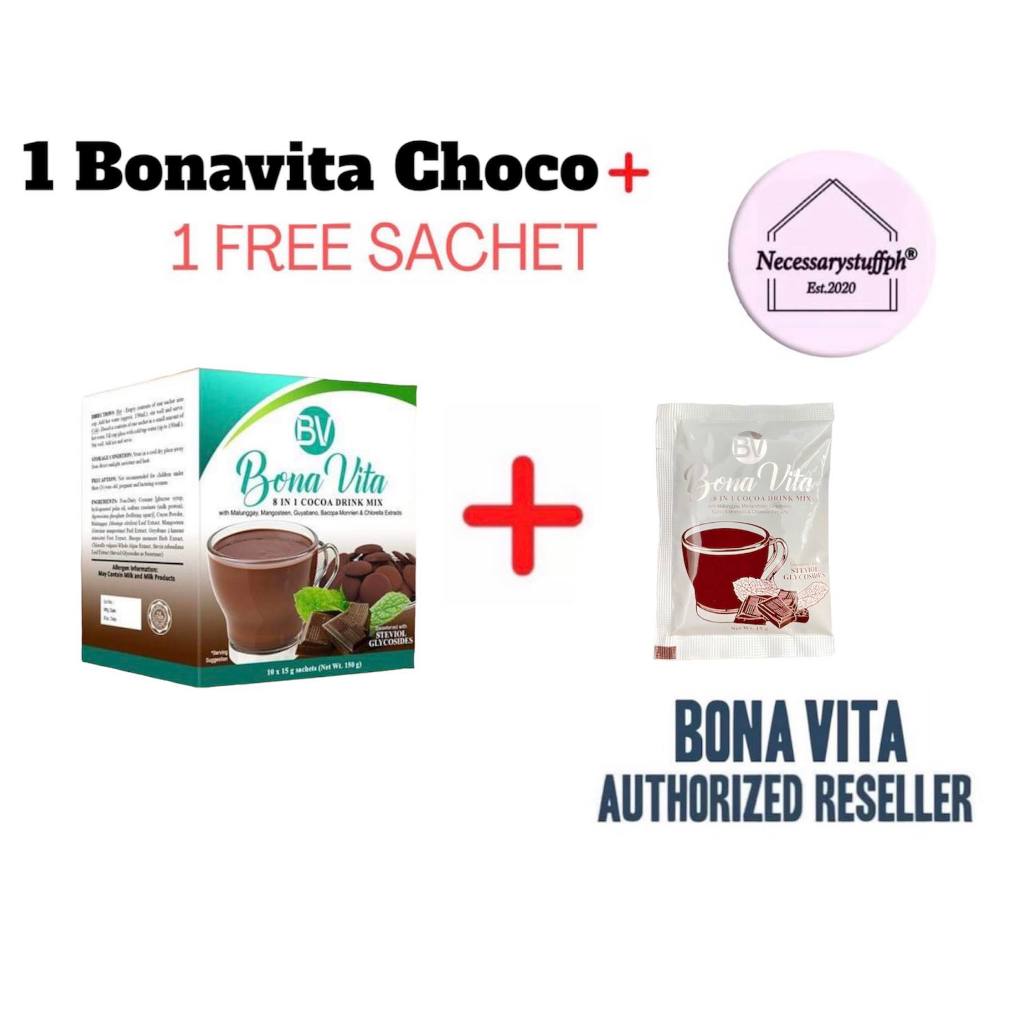 Bonavita 8-in-1 Choco (1box +1sachets) | Shopee Philippines