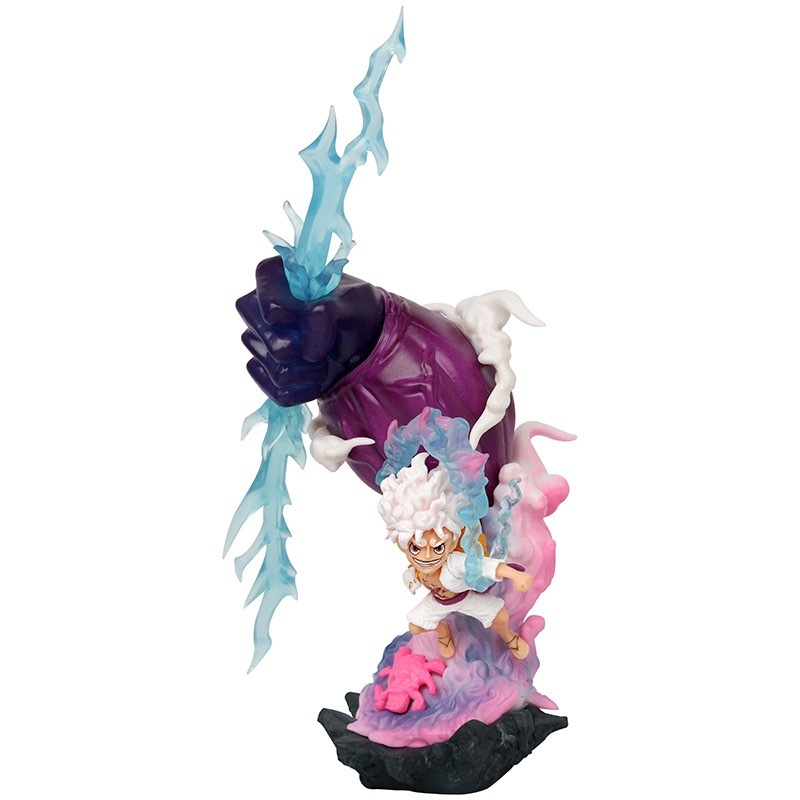 One Piece Luffy Gear 5 Power Hand Big Purple Hand 23cm Small Nika Luffy ...