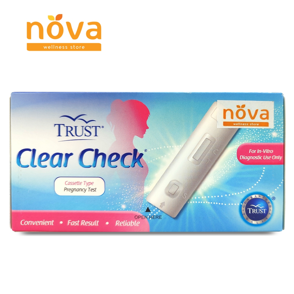 Trust Clear Check Cassette Type Pregnancy Test (pc) | Shopee Philippines