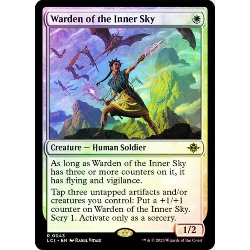 Warden of the Inner Sky - LCI - Rare - MTG Cards (WotC) | Shopee ...