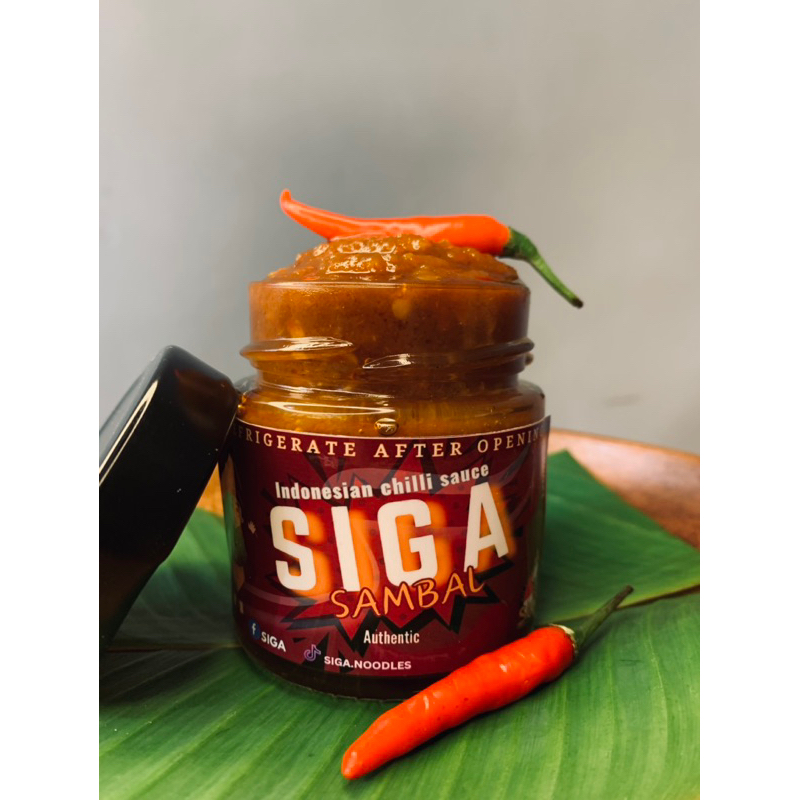 SIGA SAMBAL 150 ML authentic indonesian chilli sauce 100% | Shopee ...