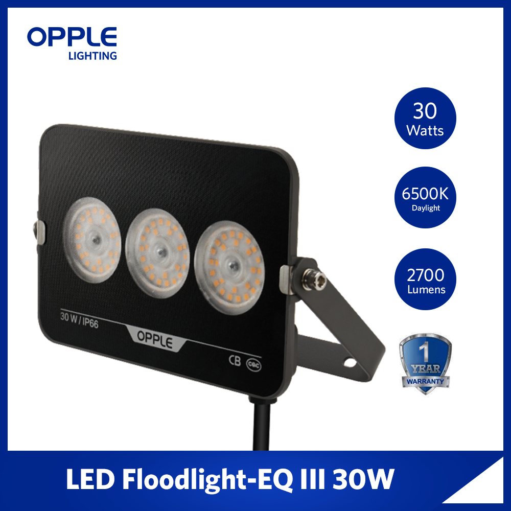 OPPLE Performer EQ lll IP66 Vibration LED Floodlight | Shopee Philippines