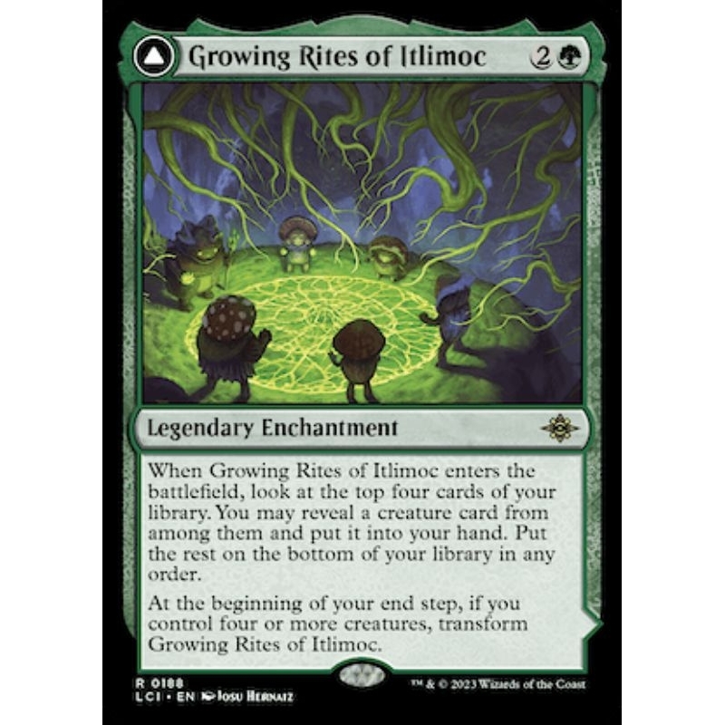 Growing Rites of Itlimoc - LCI - Rare - MTG Cards (WotC) | Shopee ...