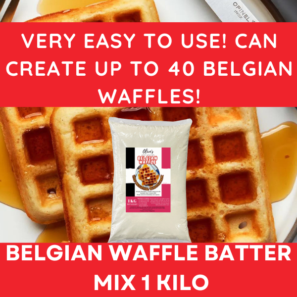 Belgian Waffle Mix 1kg – Easy-to-Use Batter for Golden Crispy Waffles ...