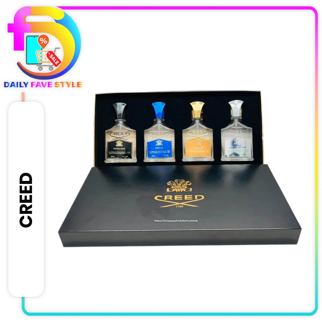 4X30ml Creed EDP Perfume Set | Shopee Philippines