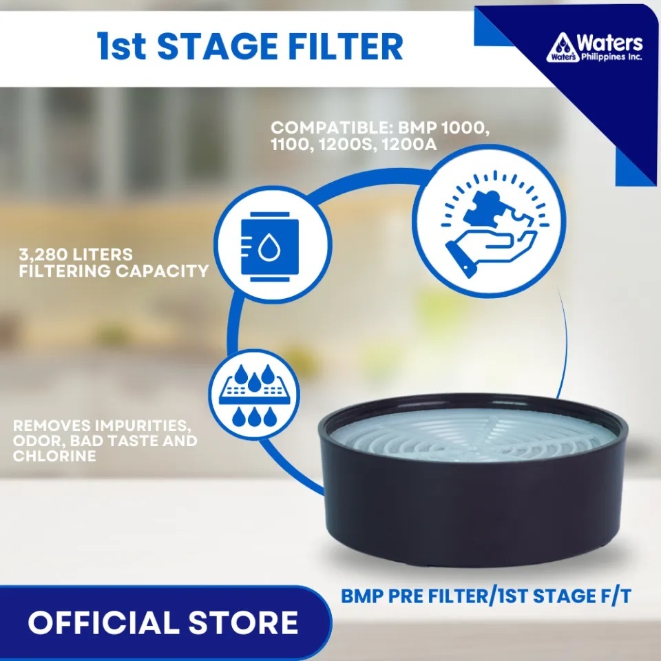 Waters 1st Stage Filter - Bio Mineral Pot 1000, 1100, 1200S 1200A - Pre ...