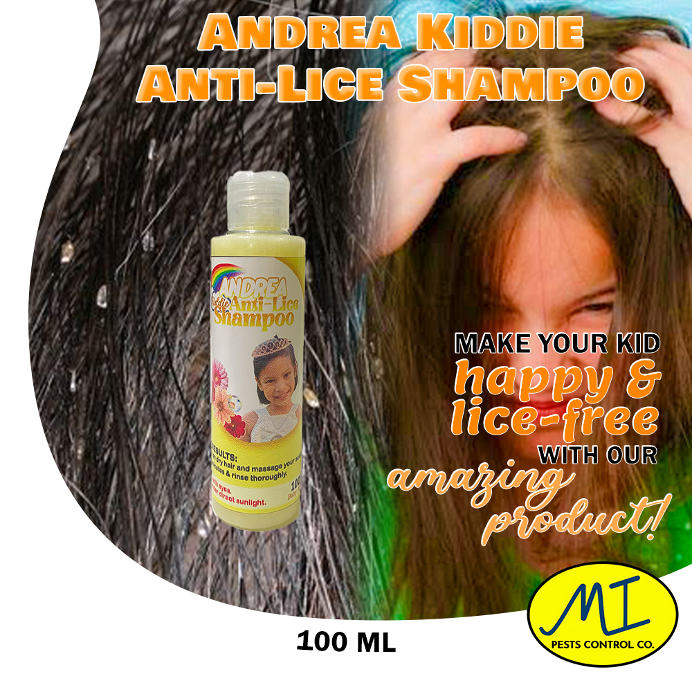 100 ML Andrea Kiddie Anti-Lice Shampoo / Pamatay Kuto | Shopee Philippines