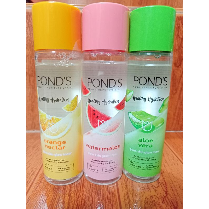 Ponds Healthy Hydration Glass skin Glow Toner 110ml | Shopee Philippines