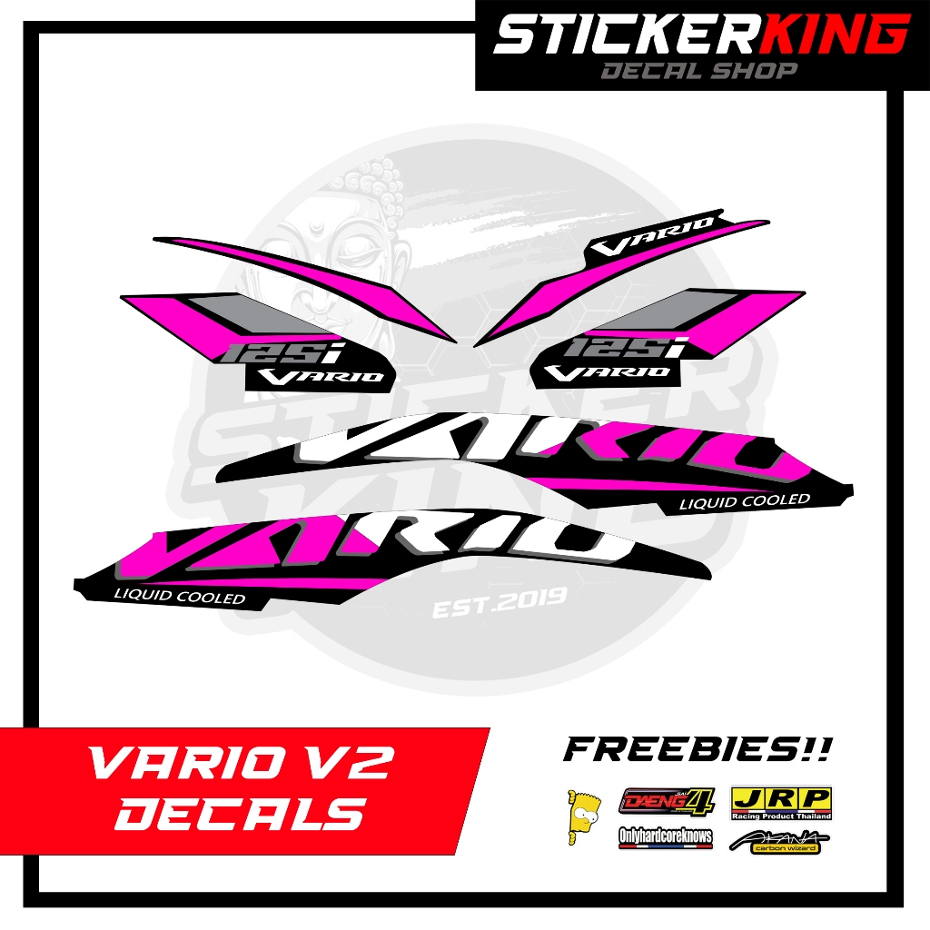 Vario V2 for Click 125i Design 2 Malaysian Decals | Shopee Philippines