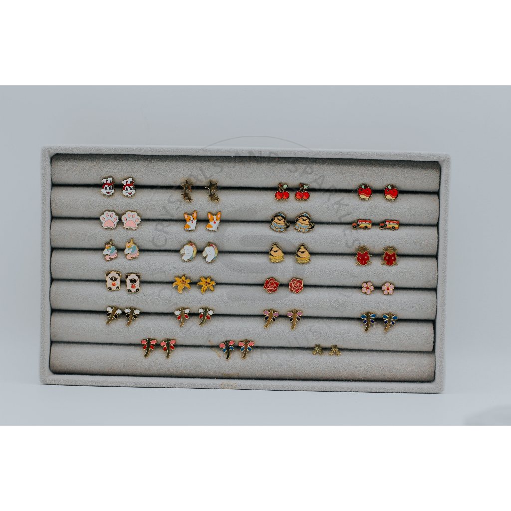 Crystals and Sparkles De Roscas Stainless Steel Earrings | Shopee ...