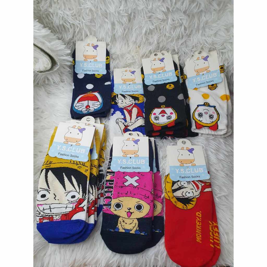 Socks with Design ,ONE PIECE Luffy Chopper | Shopee Philippines