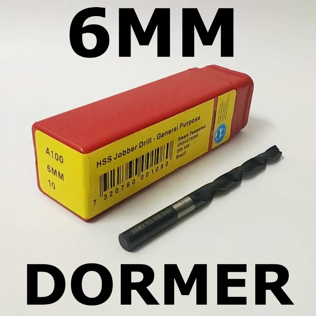 ( 1 PC ) ORIGINAL DRILL BIT HSS JOBBER 6MM A100 BRAZIL === 6MM | Shopee ...